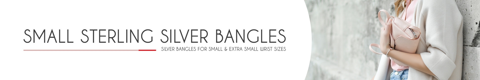 Small & Extra Small Silver Bangles for Ladies with Smaller Wrists