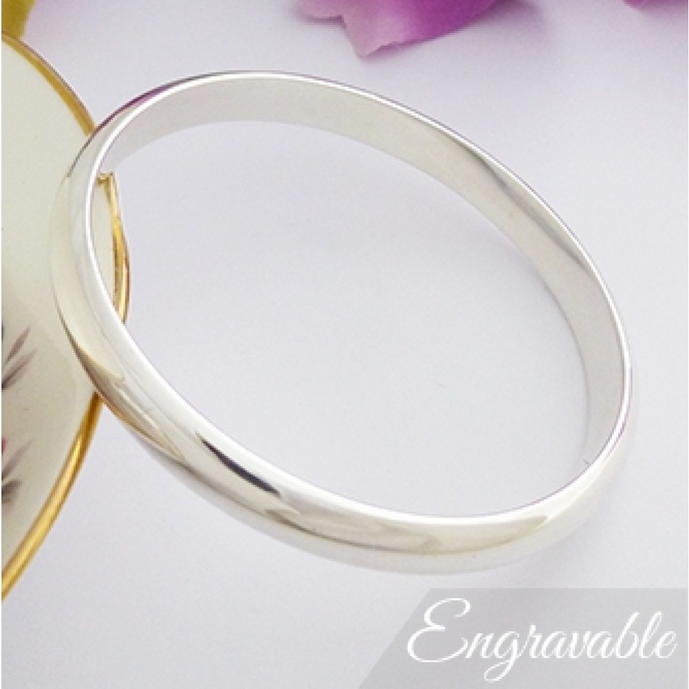 Arianna Extra Large Size Ladies Bangle Perfect for Engraving